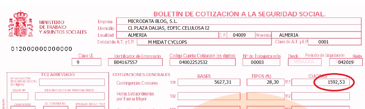 Diferencias entre liquidación de seguros sociales y resumen de costos ...